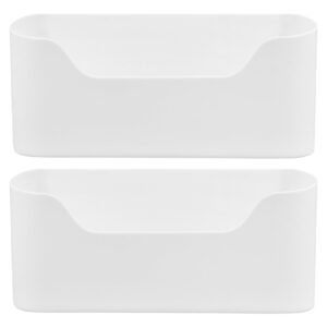 luxshiny 2pcs adhesive mount cabinet door organizer wall mounted bathroom organizers and storage bins plastic shower haning floating shelves for narrow space