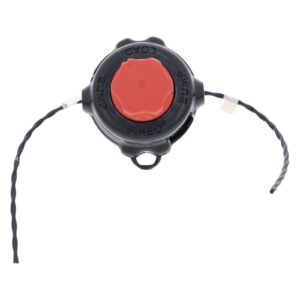 replacement for fits mtd 753-09665 black/liberty red cutting head assembly 2n1 .130 inch