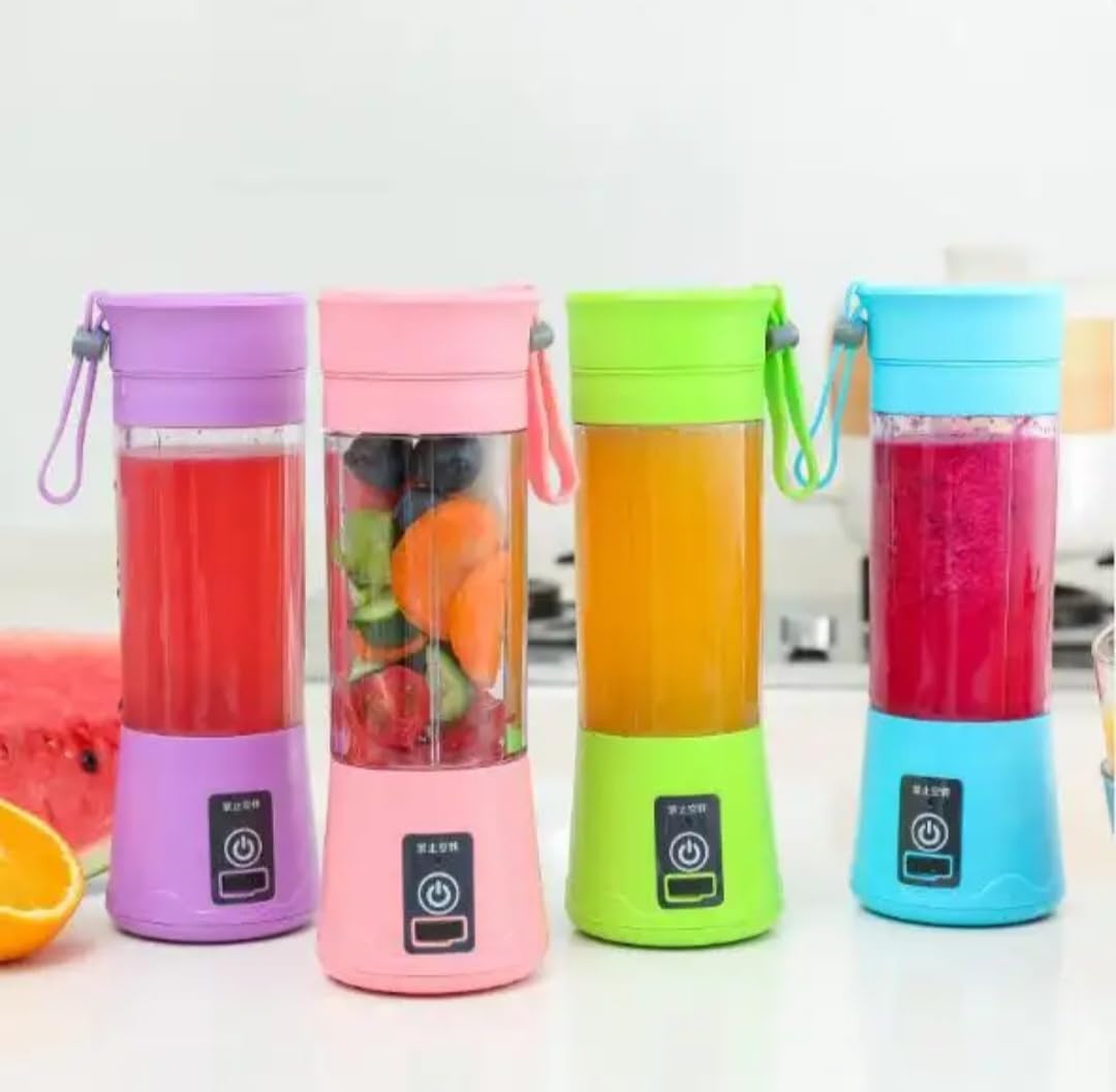 Freindly Trade,Portable Blender, Personal Size Blender for smoothies, juice and Shakes, Mini Blender with powerful motor, rechargeable battery, 4 blades, for home, travel, outdoors, office