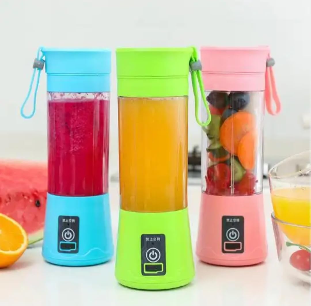 Freindly Trade,Portable Blender, Personal Size Blender for smoothies, juice and Shakes, Mini Blender with powerful motor, rechargeable battery, 4 blades, for home, travel, outdoors, office