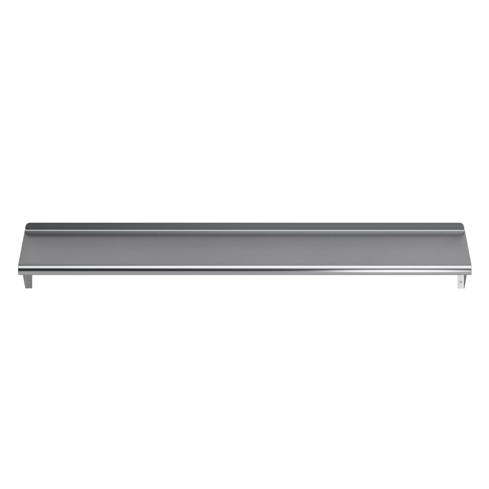 AmGood 10" X 60" Stainless Steel Wall Shelf | NSF | Metal Shelving | Garage, Laundry, Storage, Utility Room | Restaurant, Commercial Kitchen