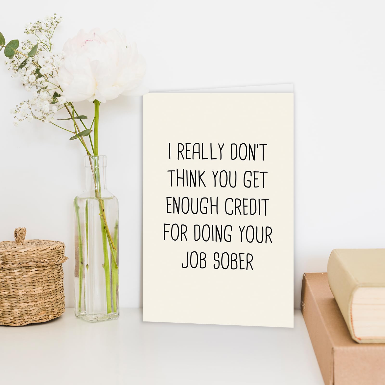 Missonemi Funny Boss Day Card Gift, Best Retirement Card Gifts for Woman Men, Just Because Card for Him Her, Heartfelt Thank You Card for Coworker Work Friend Leader