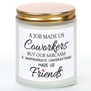 moasitn funny farewell candle gifts for coworker,goodbye gifts for colleague leaving,new job,going away,retirement,thank you gift,present for work besties,best friend,female,male at birthday,christmas