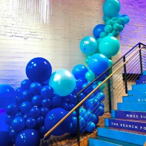 PartyWoo Royal Blue Balloons 85 pcs Blue Balloons Different Sizes Pack of 18 12 10 5 Inch Dark Blue Balloon Arch Kit Balloon Garland for Birthday Graduation Baby Shower Party Decorations Blue-Y59