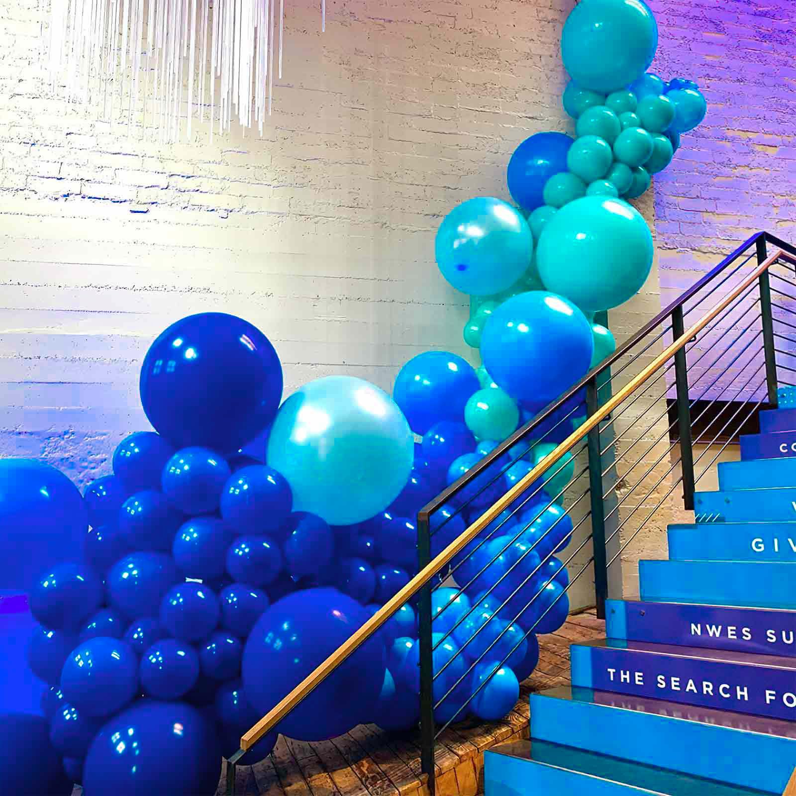 PartyWoo Royal Blue Balloons 85 pcs Blue Balloons Different Sizes Pack of 18 12 10 5 Inch Dark Blue Balloon Arch Kit Balloon Garland for Birthday Graduation Baby Shower Party Decorations Blue-Y59