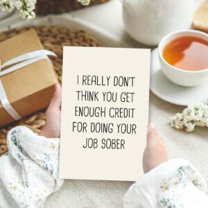 Missonemi Funny Boss Day Card Gift, Best Retirement Card Gifts for Woman Men, Just Because Card for Him Her, Heartfelt Thank You Card for Coworker Work Friend Leader