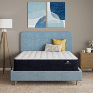 serta classic clarks hill elite 2.0, medium 13.5" twin xl mattress, zoned support, cooling, breathable and pressure relieving - 100 night trial, certipur-us certified