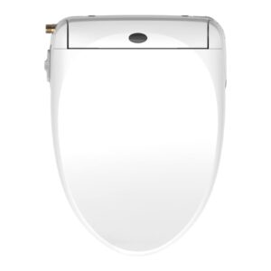 cipacho smart bidet toilet seat, elongated heated toilet seat with instant warm water & dryer, smart bidet warmer, feminine & front rear wash, wireless remote, self-clean nozzle, slow close lid