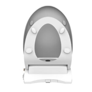 CIPACHO Smart Bidet Toilet Seat, Elongated Heated Toilet Seat with Instant Warm Water & Dryer, Smart Bidet Warmer, Feminine & Front Rear Wash, Wireless Remote, Self-Clean Nozzle, Slow Close Lid