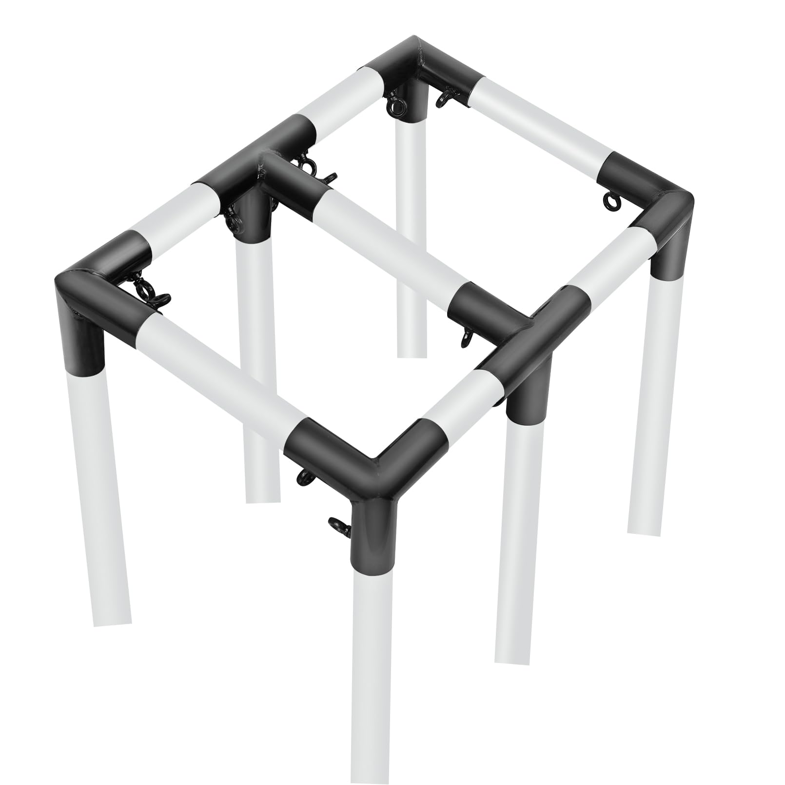 Aoneky 1 3/8'' Slant Roof Corner Canopy Fitting Couplers Kit - Frame Carport Connectors for 4 6 8 10 Leg (6 Leg Kits)