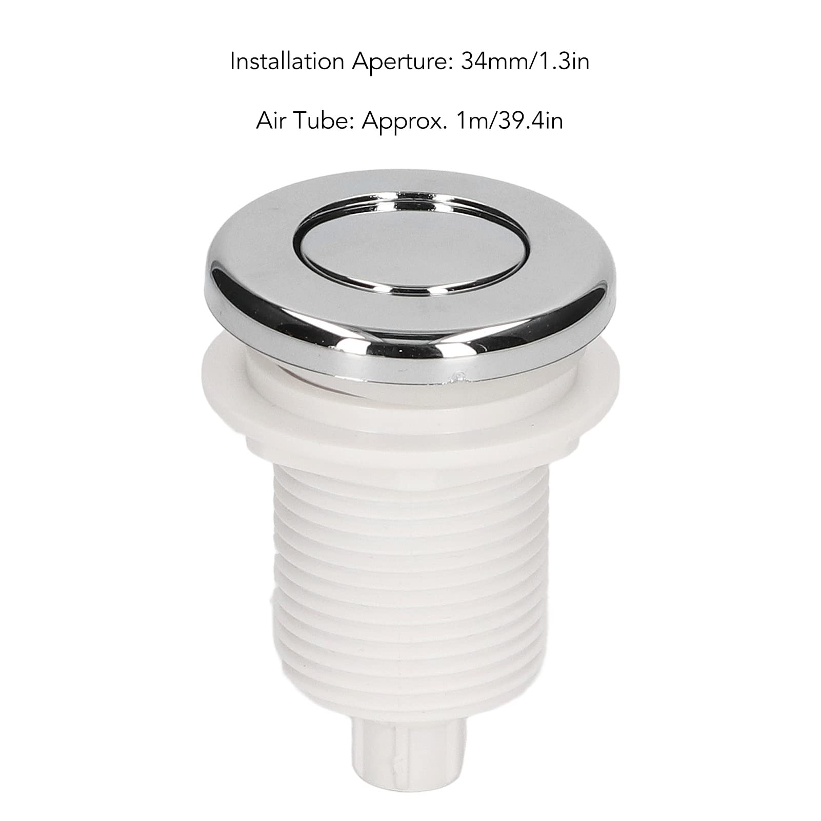 Garbage Disposal Air Switch Kit with ABS Material - Safe and Easy Installation for Kitchen Sinks, Bathtubs, and More