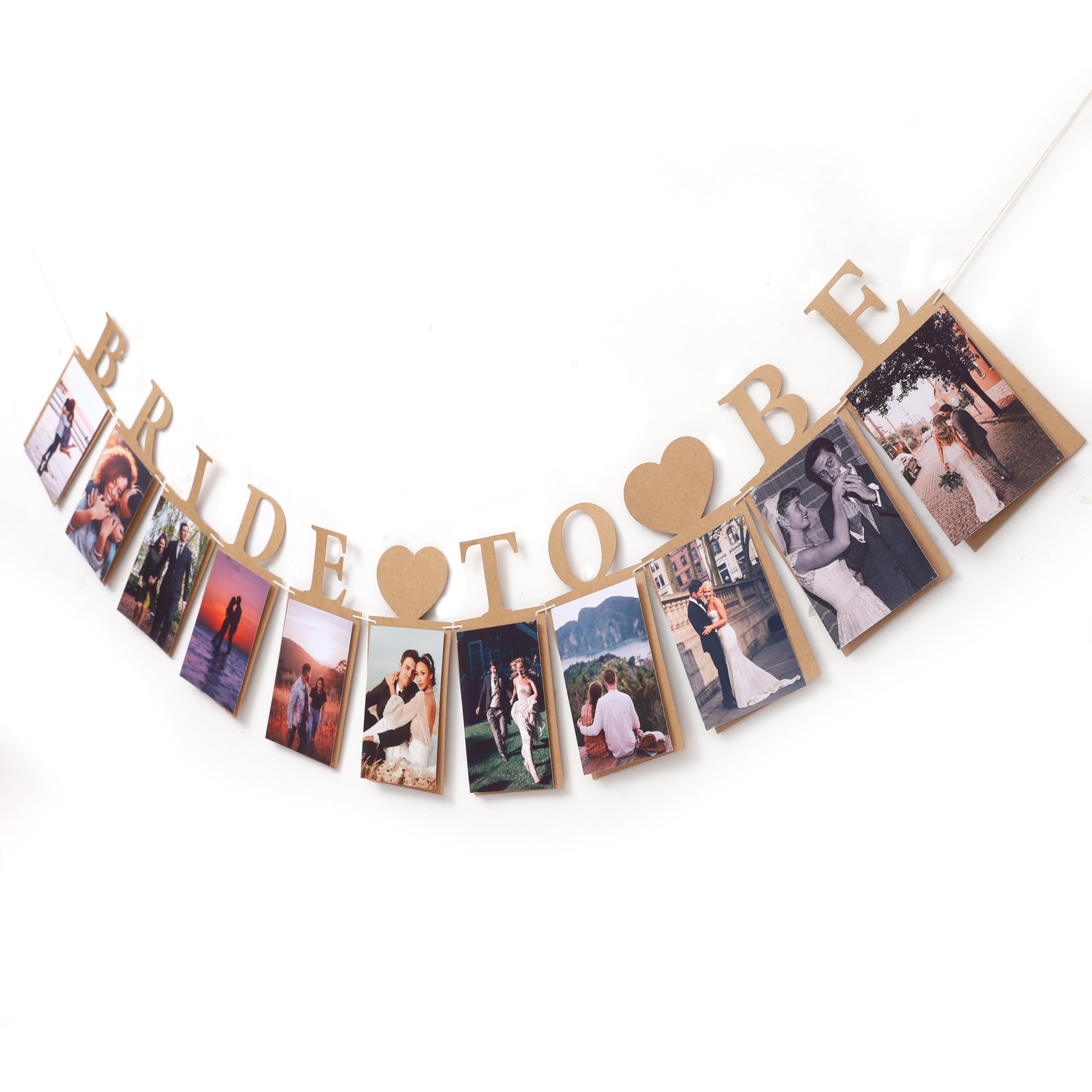 Bride To Be Photo Banner - Bridal Shower Decorations,Bride To Be Banner,Bachelorette Party Decorations,Wedding Banner Decorations (gold)