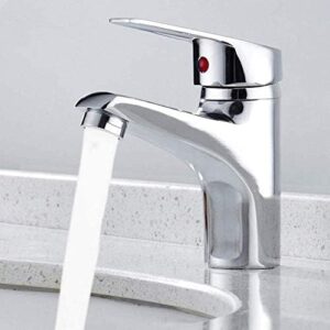 ronpoty kitchen taps bathroom sink chrome faucet single lever kitchen sink faucet cold and warm mixer water bath