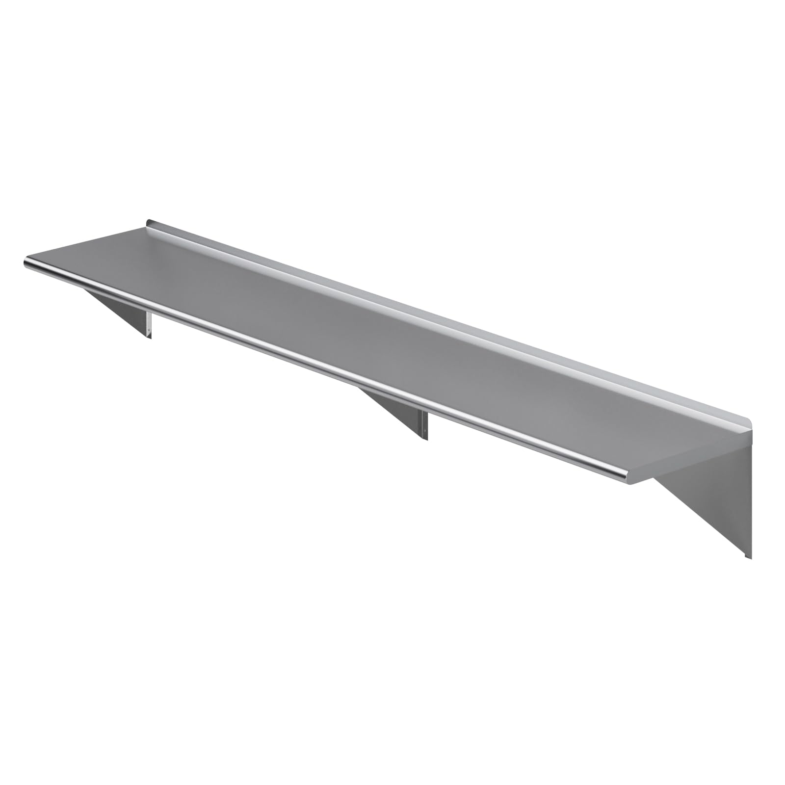 AmGood 18" X 96" Stainless Steel Wall Shelf | NSF | Garage, Laundry, Storage, Utility Room | Restaurant, Commercial Kitchen