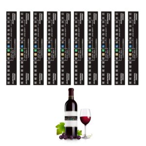 purplelily beer thermometer stick on brewing adhesive lcd thermometer sticker for wine temperature reader for wine