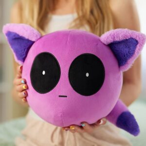 Doomlings - NAT (Nocturnal) Plushie, 10" Squishy Raccoon Cat Plush Toy, Stuffed Animal | Adorable Kawaii Soft Plush Pillow, Cute Plushie, Birthday Gifts for Girls and Boys