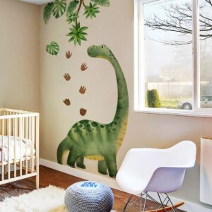 large dinosaur wall stickers decals,3d large dinosaur wall stickers decoration for boys bedroom baby kids nursery room classroom decor