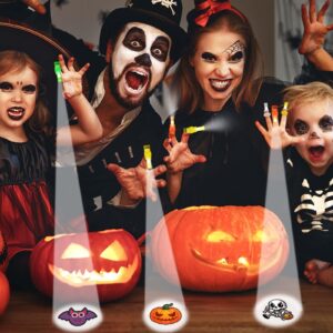 36PCS Halloween Party Favors for Kids,Halloween LED Light Up Finger Lights Toys Goodie Bag Fillers Treats Glow In The Dark Toy Favors Bulk for Halloween Party Classroom Prizes Trick or Treats Gifts