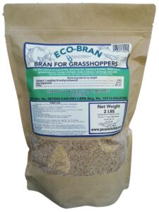 eco-bran broad spectrum grasshopper & cricket bait - contains 2% carbaryl - control of grasshoppers, cutworm, locust, mole & mormon crickets, sow bugs (roly-poly), ants, beetles & more! (2 lbs)