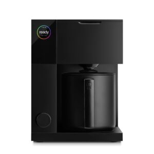 fellow aiden precision coffee maker - 10-cup thermal carafe, built-in brewing guidance, scheduling, removable water tank, matte black