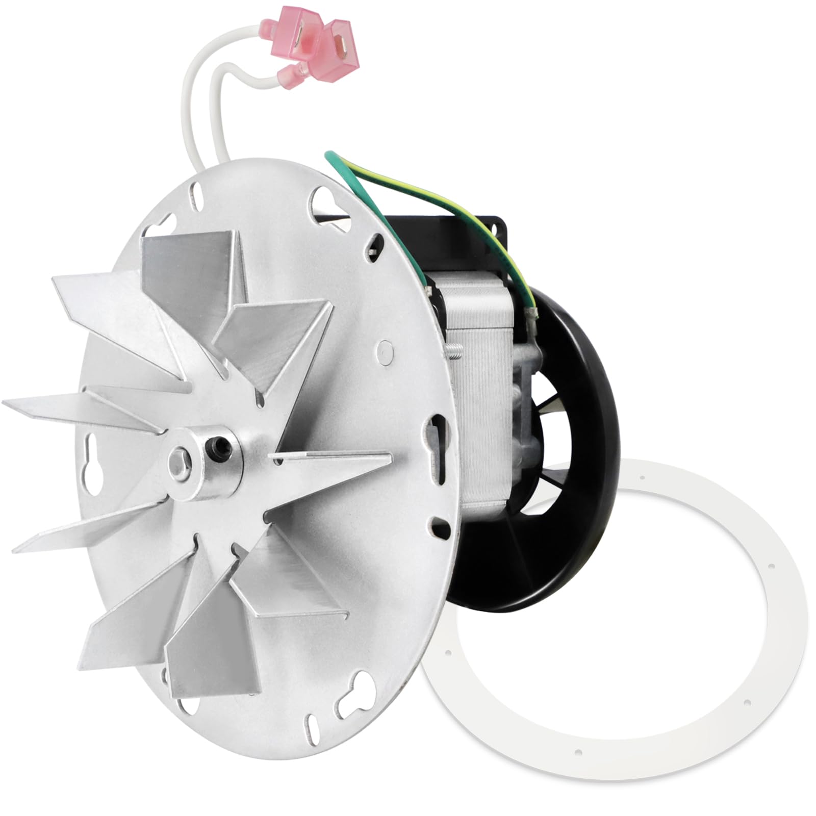 Hiorucet 812-4400 Exhaust Combustion Blower for PelPro PP130, PP60, PP70, PPC90 Pellet Stoves, Quadra-Fire Castile, Santa Fe, Contour, Outfitter, Heatilator Eco Choice PS35, Pleasant Hearth PH50CABPS