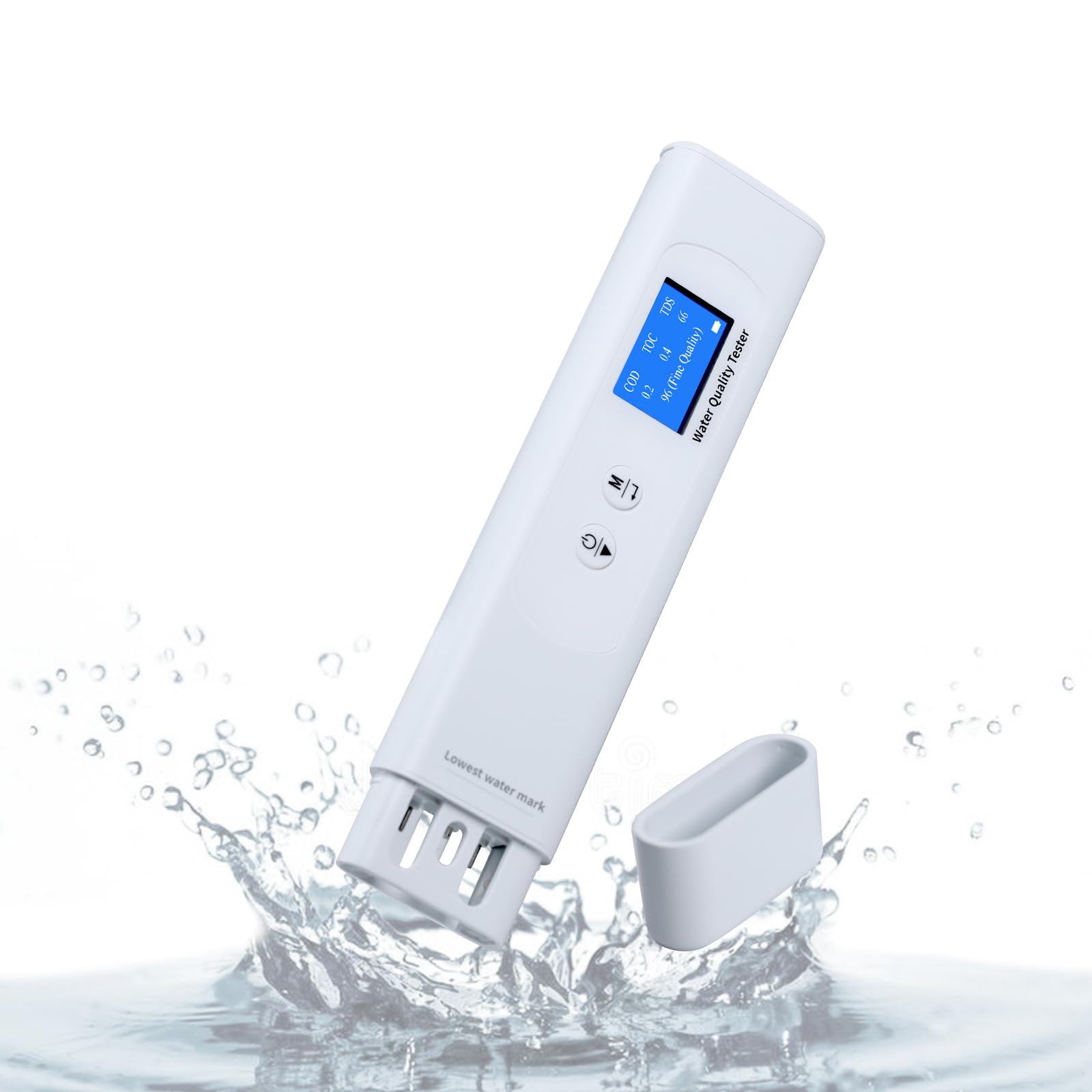 JuviPerpric TDS Meter, 6 in 1Digital Water Tester,COD/TOC/TDS/UV275/EC/Temp Water Quality Tester for Drinking Water, Well, Tap, Purified etc.