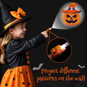 Erweicet Halloween Party Favors for Kids, 36 PCS Halloween Light Up Finger Lights for Halloween Goodie Bag Stuffers