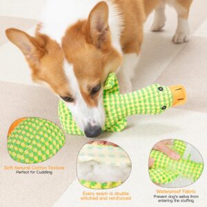 Dog Toys for Large Dogs Interactive Squeaky Plush Dog Toys Stuffed Chew Toys for Medium Small Breed Sizes Puppy Dog Toys to Keep Them Busy Eases Boredom