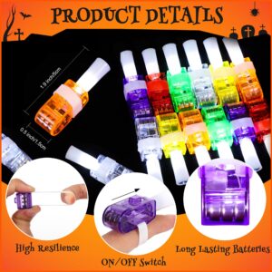 Erweicet Halloween Party Favors for Kids, 36 PCS Halloween Light Up Finger Lights for Halloween Goodie Bag Stuffers