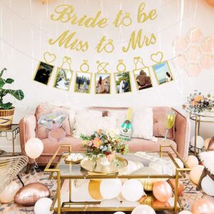 YSVVALDEG Bachelorette Party Decoration, Our Bride To Be Decorations Include Bride To Be Sash, Bachelorette Balloons, Bachelorette Photo Props, Tassel Curtains And Other Bridal Shower Decorations