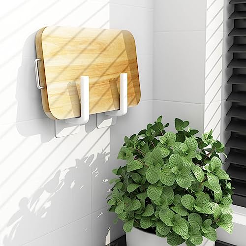 Meiliyizu L Shaped Storage Hook Wall Mounted Adhesive Hooks for Handbag Towel Keychain