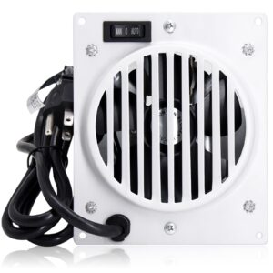 hiorucet pf06-yjlf-b pf06-yjlf-f wall heater blower fan kit for procom ventless space heater over 10,000 btu with automatic/manual thermostat, replacement pf06yjlfb vent-free blower fan accessory kit.