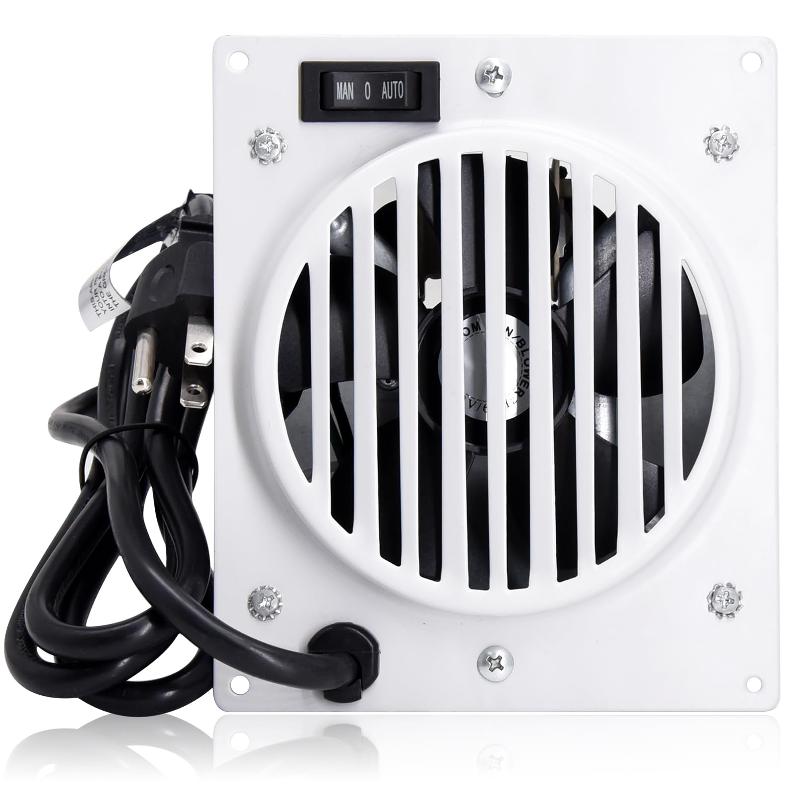 Hiorucet PF06-YJLF-B PF06-YJLF-F Wall Heater Blower Fan Kit for ProCom Ventless Space Heater Over 10,000 BTU with Automatic/Manual Thermostat, Replacement PF06YJLFB Vent-Free Blower Fan Accessory Kit.