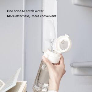 heartybay Water Dispenser Lever for Refrigerator Interior, [One-handed Portable Operation] Premium Replacement Handed Water Dispensing Lever for Whirlpool and Other Models (Clip-On Style)