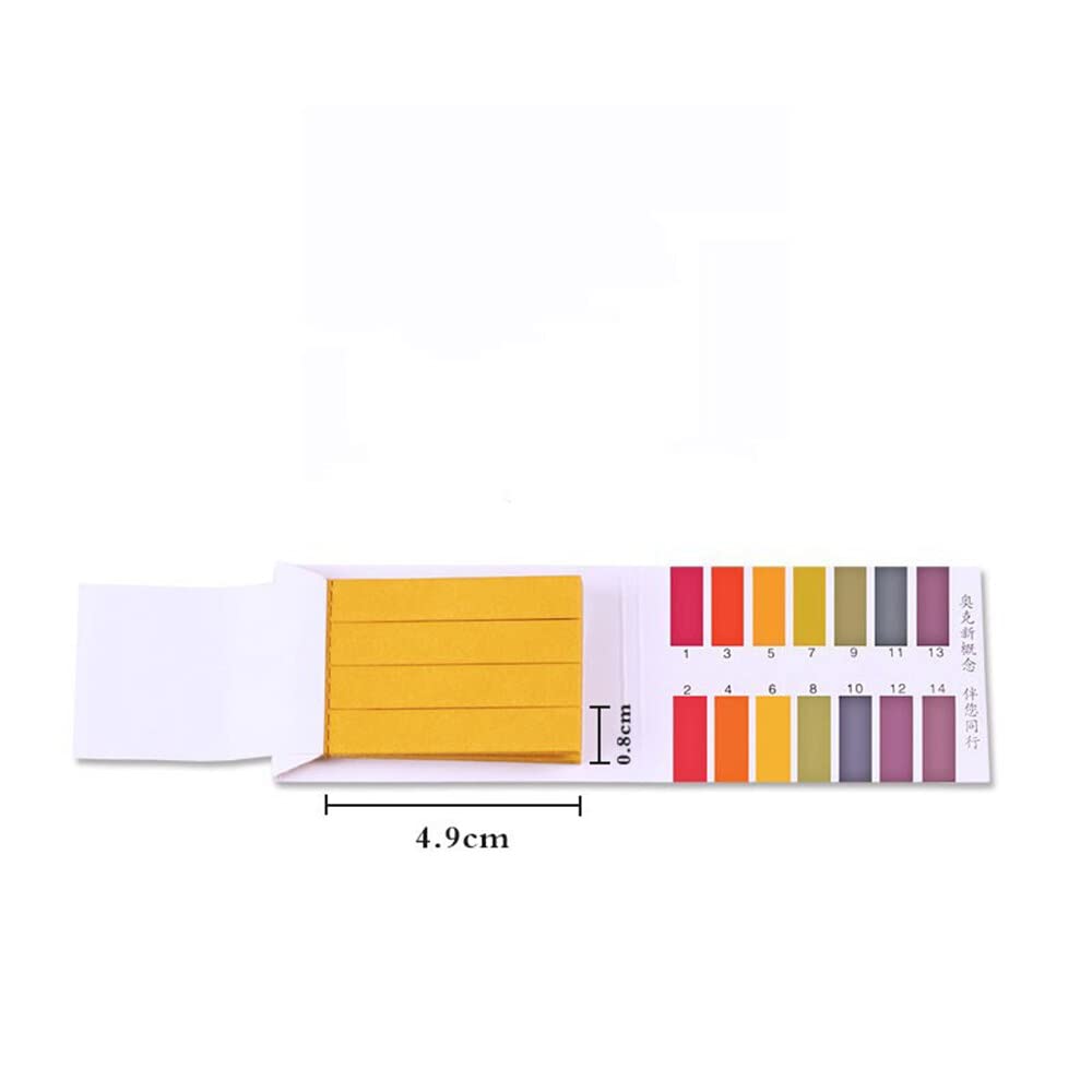 generic 80 Strips Professional 1-14 Ph Litmus Paper Ph Tester Papers Ph Meters Indicator Paper Water Cosmetics Soil Acidity Test Strips Durability