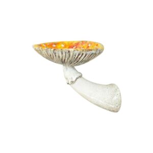 mushroom hanging shelf, unique floating shelves mushroom shaped resin hanging ornaments small cottage core room corner decor wall storage shelves for bedroom living room (s)