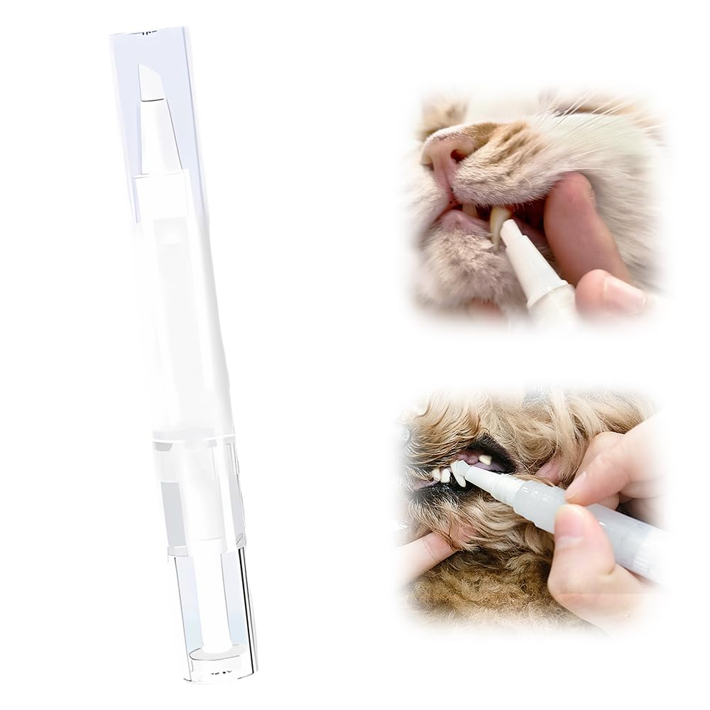 QITELL Pet Toothbrush Pen 2024 New Upgraded Pet Teeth Cleaning Pen, Portable Cat Toothbrush, Cat Teeth Cleaning, Cat Toothbrush for Cats and Dogs (1)