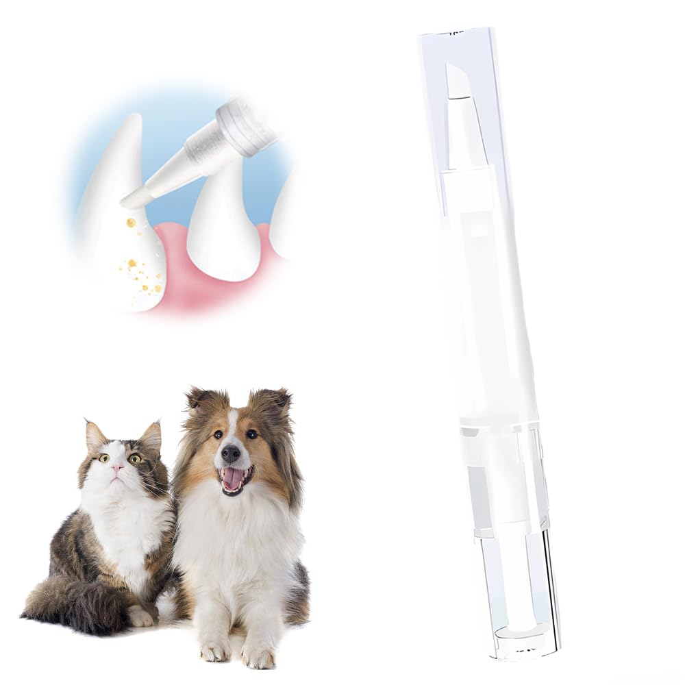 QITELL Pet Toothbrush Pen 2024 New Upgraded Pet Teeth Cleaning Pen, Portable Cat Toothbrush, Cat Teeth Cleaning, Cat Toothbrush for Cats and Dogs (1)