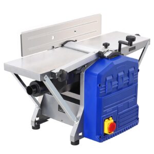 power benchtop planer, tropow 1250w powerful benchtop planer, low dust work, worktable thickness planer low noise ideal for hard and soft wood planing