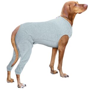 nanaki dog wound care shirt,dog leg sleeve to stop licking rear leg,dog surgery suit female spay male neuter,dog onesie for surgery female male,dog surgical recovery suit female dog wound heal clothes