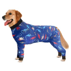 apatal dog onesie after surgery recovery suit anti shedding bodysuit wounds female male dog neuter spay onesie e-collar & cone alternatives postoperative shirt dog pajamas(3xl)