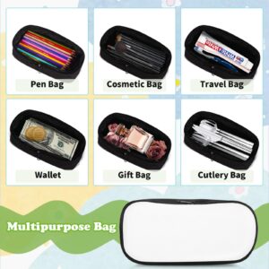 4Pcs Sublimation Blanks Cosmetic Bags,Travel Makeup Bag Organizer Make Up Bag Removable Lid Design Heat Transfer Subliamtion Bags Blanks Makeup Bag With Zipper Toiletry Bag Cosmetic Bag DIY Craft