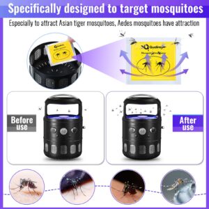 Qualirey 2 Pcs Mosquito Attractants for All Bug Zapper Bait Refill, Safe Yellow Mosquito Lures Fly Bait, Clip on Mosquito Trap Attractant Bait Hang Bug Zapper Refill for Indoor Outdoor