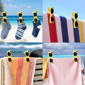 CAIRIAC Beach Towel Clips for Chairs Cruise, Towel Pegs for Beach, Pool Chair Towel Holder Clips Heavy Duty Clothes Pins, Keep Your Towel from Blowing Away, Beach Accessories for Vacation