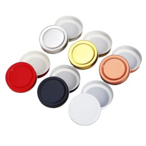 Stainless Steel One-Piece Mason Jar Lids, Regular Mouth