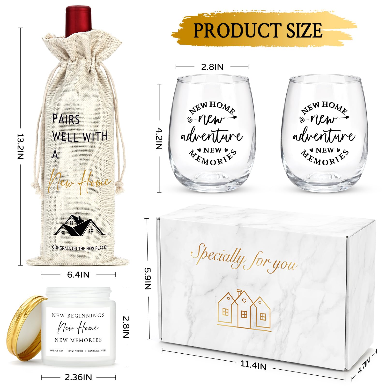 House Warming Gifts New Home Gifts for New Homeowners Housewarming Gifts New Home Gift Ideas Closing Gifts for Home Buyers New Home Gift Basket Housewarming Gifts for Couple Women Home Sweet Home