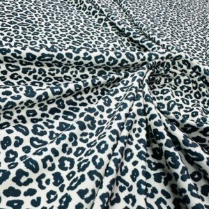 generic animal print black and white leopard nylon spandex fabric 4 way stretch by the yard for swimwear dancewear sportwear dress