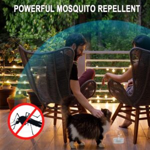 Xoccoiaf Mosquito Repellent Outdoor,Made with Natural Ingredients, Powerful Mosquito Deterrent Indoors, Mosquito Control for Kids and Adults,Mosquito Repeller for Patio,Yard,Camping,Travel 2-Pack