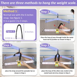 Ehucon Hoyer Lift Scale,Patient Weight Scale for Hoyer Lift,SWL 330 LBS