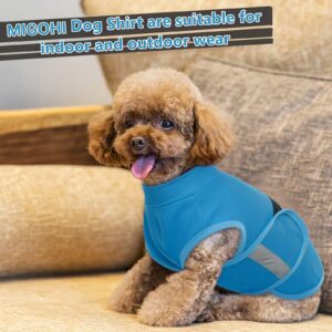 MIGOHI Dog Anxiety Relief Coat,Comfort Anxiety Vest for Dogs,Adjustable Dog Anxiety Calming Wrap for Fireworks,Thunderstorm,Travel, Separation, Dog Anxiety Jacket for Dogs for Medium Dogs,M,Blue